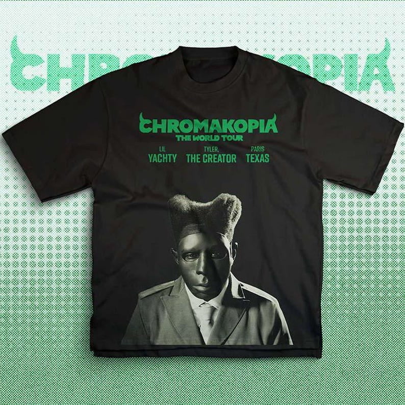 T_Yl_Er The Creator World Tour | Chromakopia Tour T-Shirt | Unique Fan ...