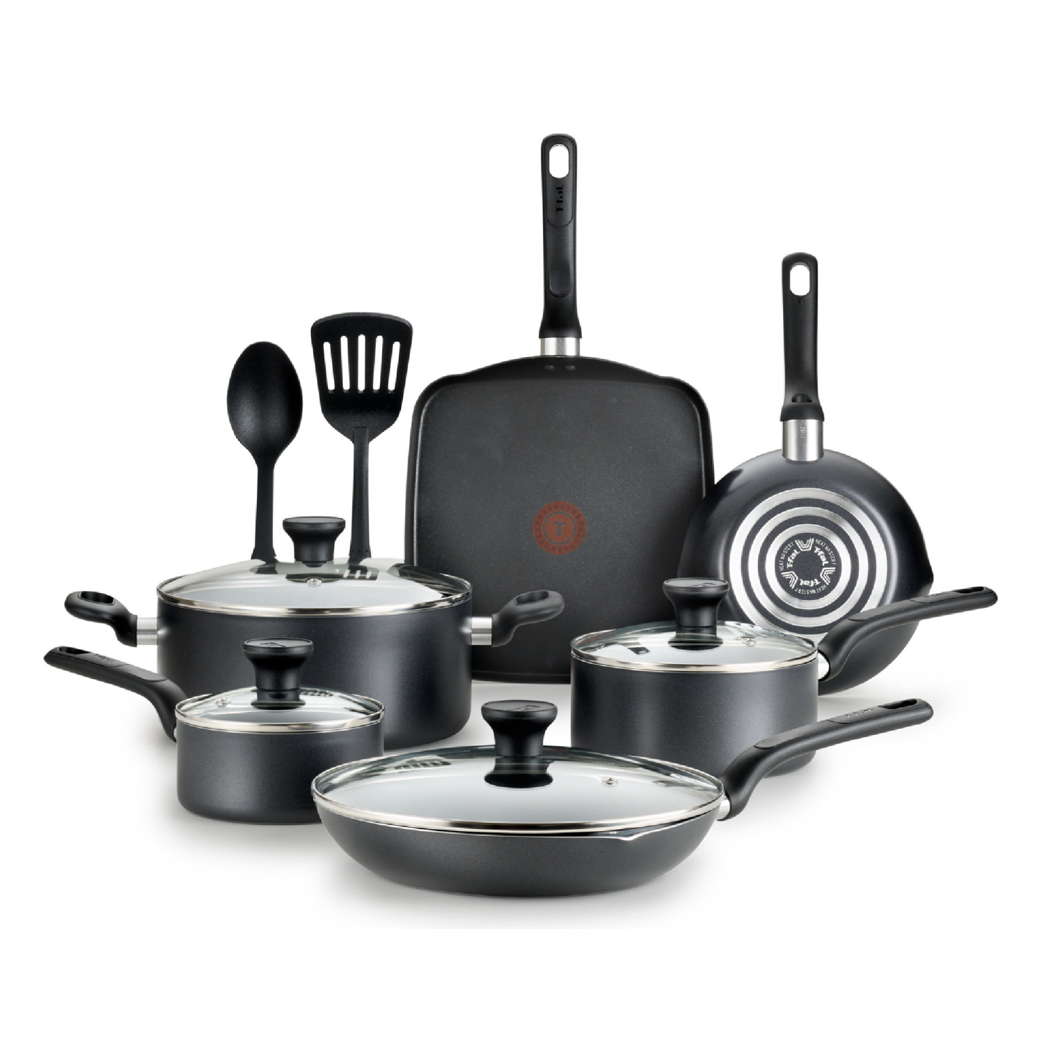 Tramontina 9-Piece Non-Stick Cookware Set, Champagne - Walmart.com