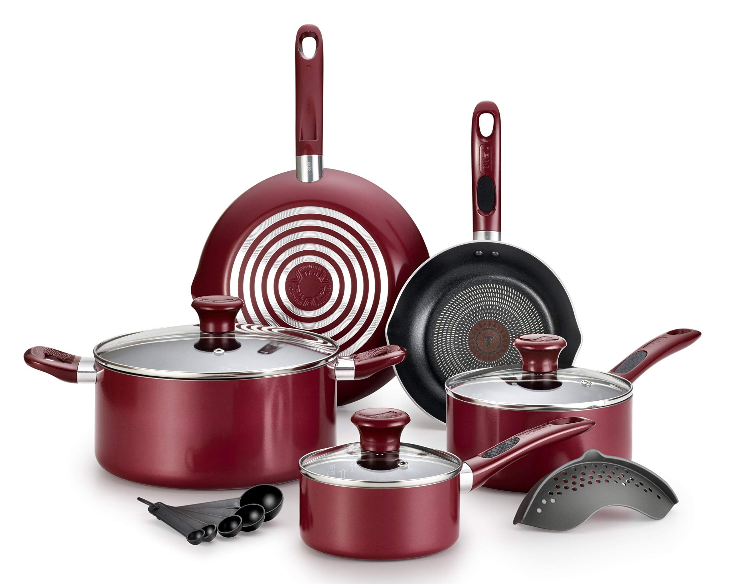 T-fal Excite ProGlide Nonstick Thermo-Spot Heat Indicator Dishwasher ...