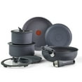 Open Box T-fal Ingenio Essentials, 11 Piece Nonstick Cookware Set with ...