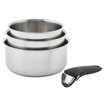Camco Stainless Steel Nesting Cookware Set- Non Stick Pans and Pots ...