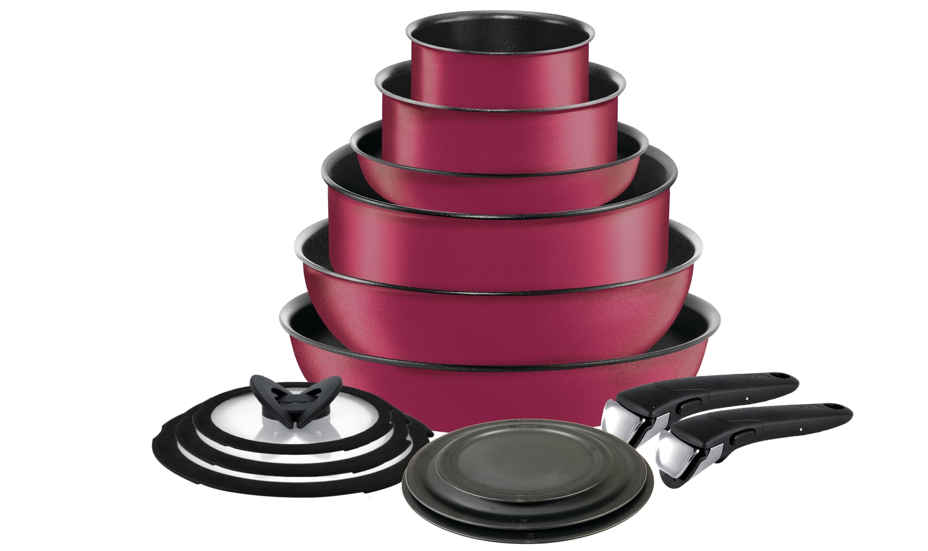 T-fal Ingenio Expertise 14 Piece Nonstick Cookware Set, Induction Oven ...