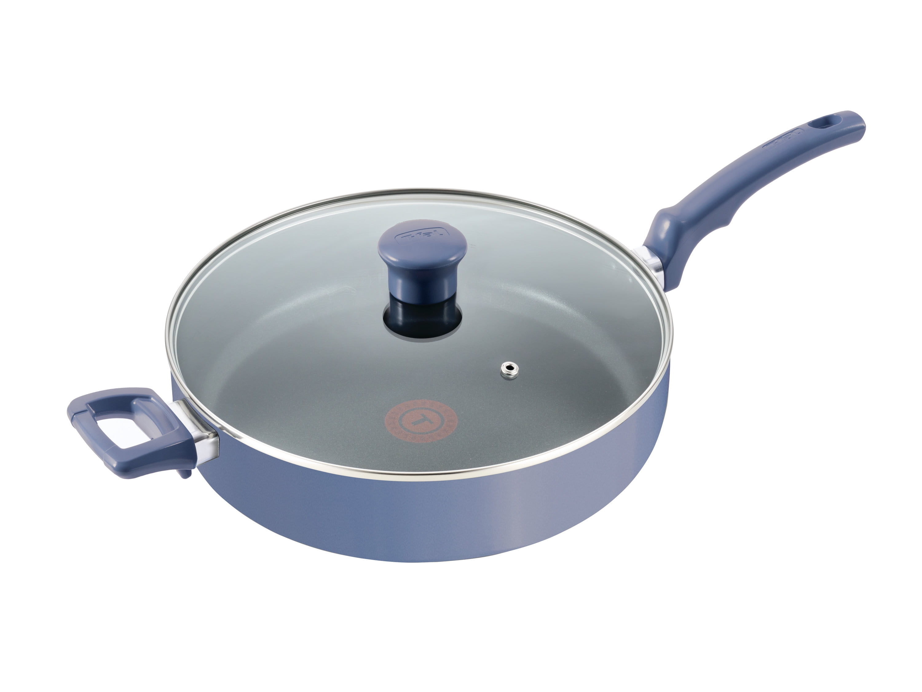T-fal Kitchen Solutions Cookware, 5 Quart Non-Stick Jumbo Cooker With ...