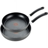 T-fal Ultimate Hard Anodized Titanium Nonstick 2 Piece Fry Pan Cookware ...