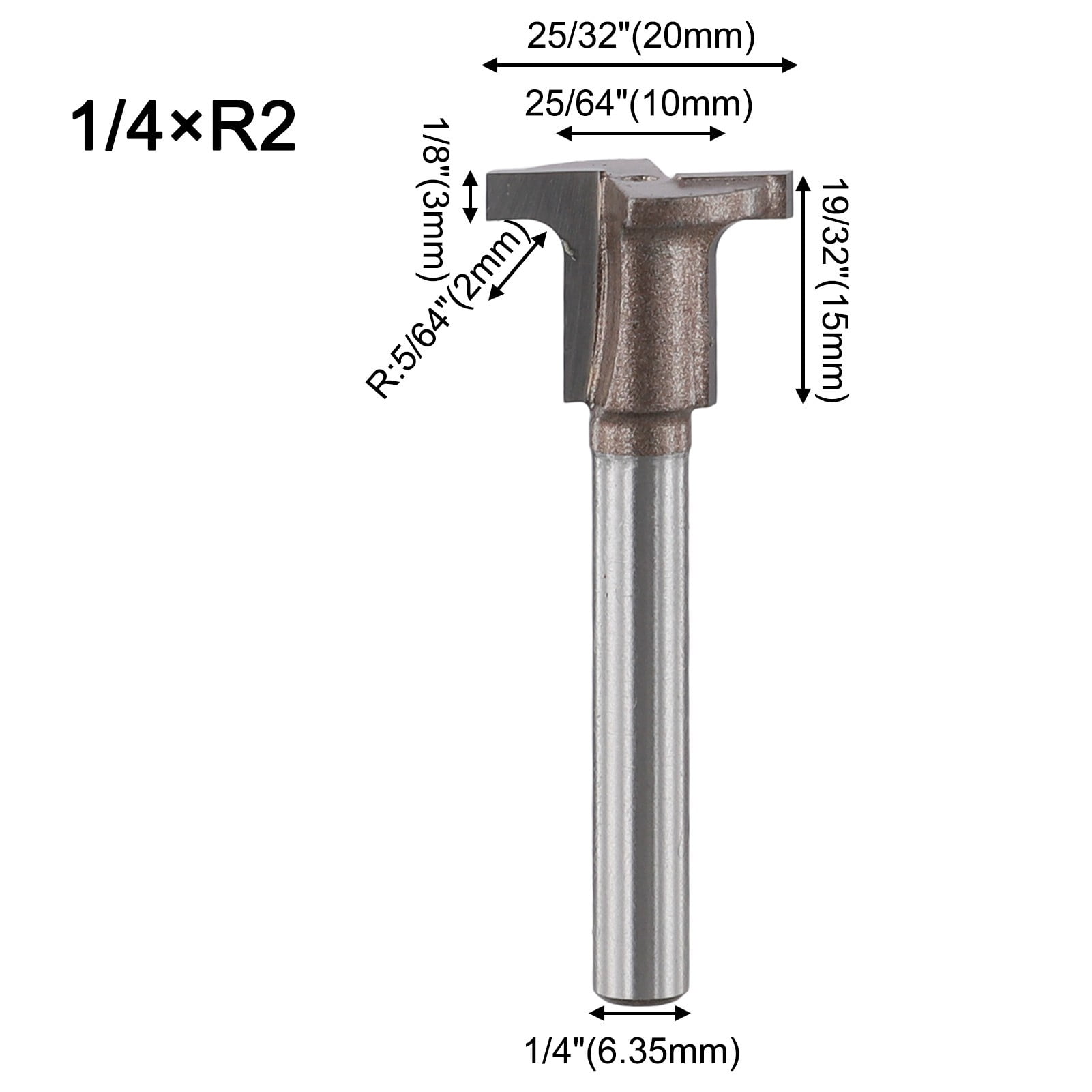 T-half Bending Integrated Forming R2 Router Bits For Carbon board Wood ...
