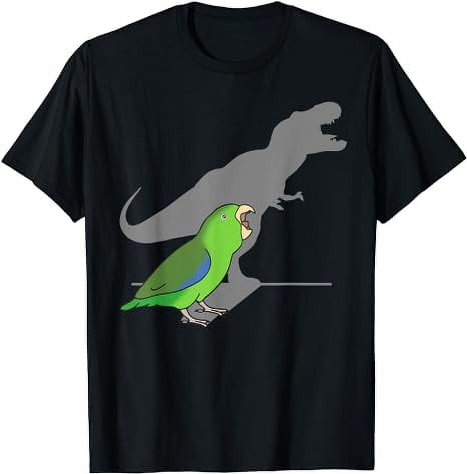 T-rex Green Parrotlet Cute Parakeet Funny Parrot Birb memes T-Shirt ...