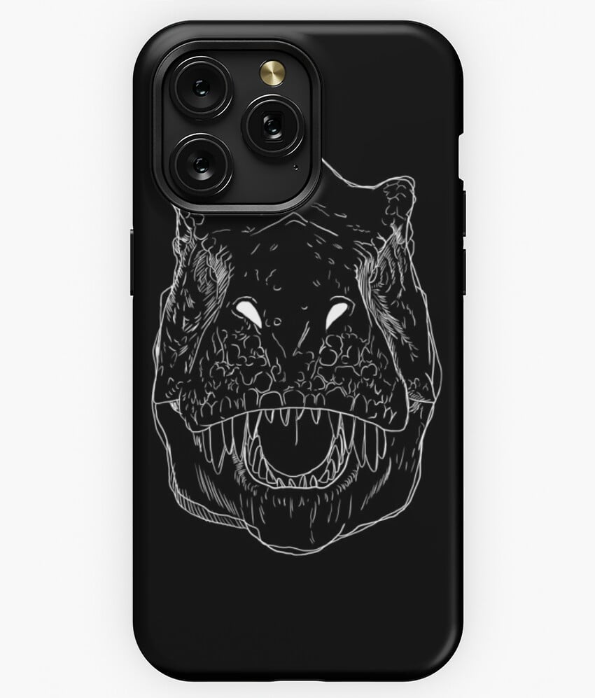 T-rex Portrait Dinosaur Art G1073 Phone Case for iPhone17 16 15 14 13 ...