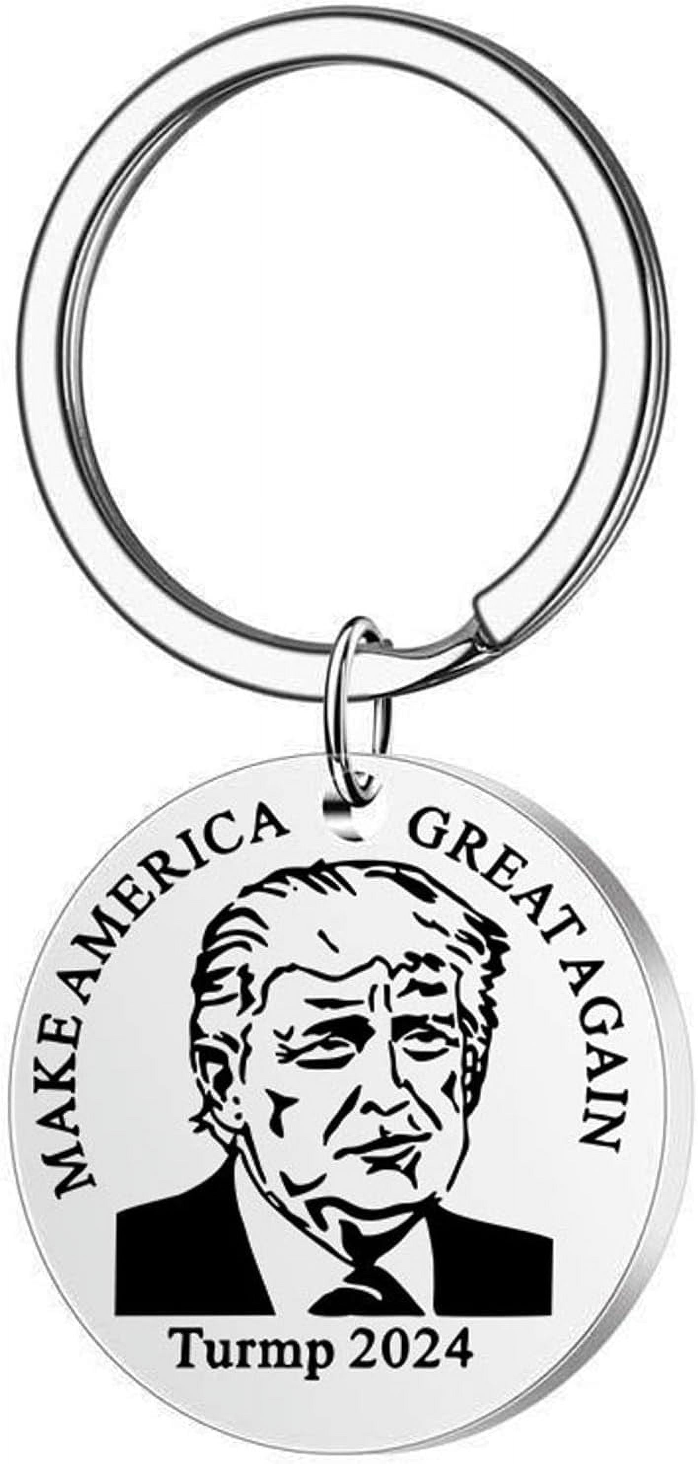 T-rump 2024 Make America Great Again MAGA Keychain Donald T-rump Key ...