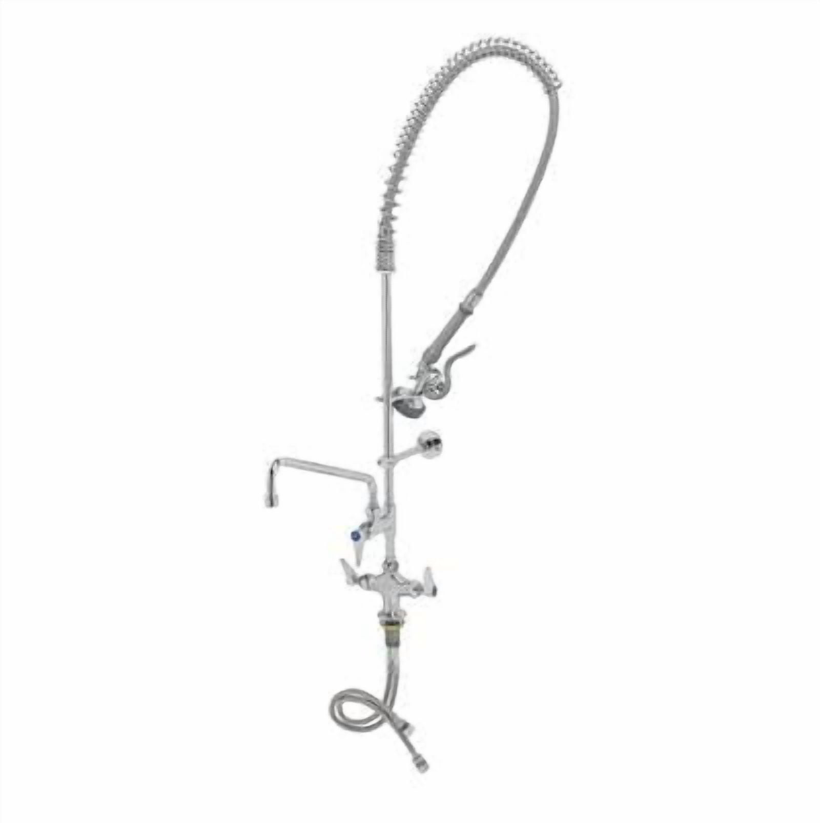 T&S Brass - Pre-Rinse, Single Hole Base, Overhead Spring, Add-On Faucet ...