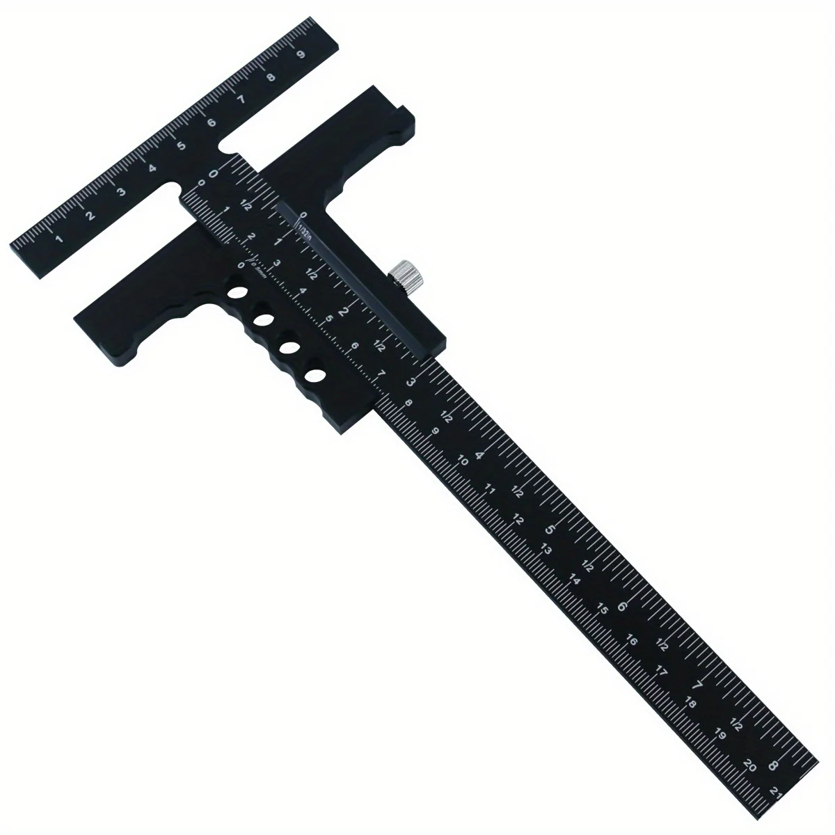 T-shaped right angle marking ruler, adjustable aluminum graffiti ...