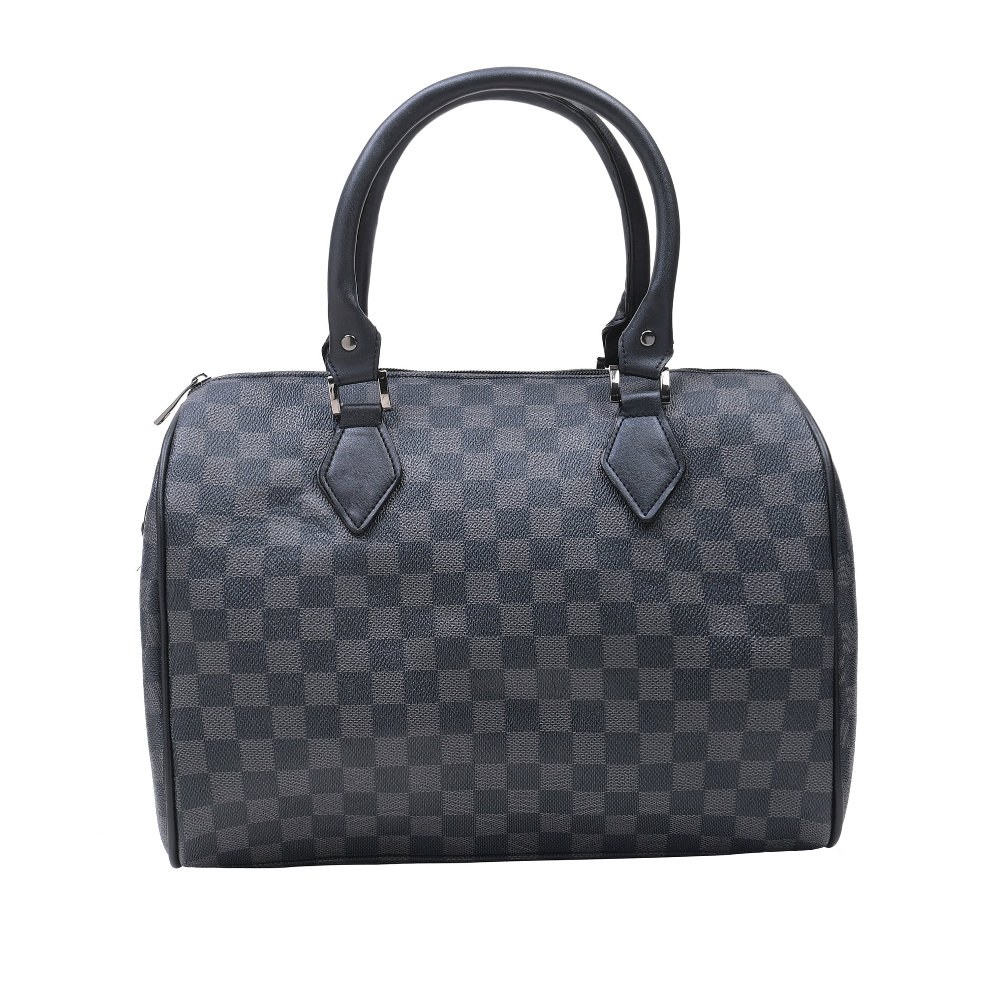 T.sheep Women's Checkered PU Leather Tote Bag with Tassels, Fashionable ...