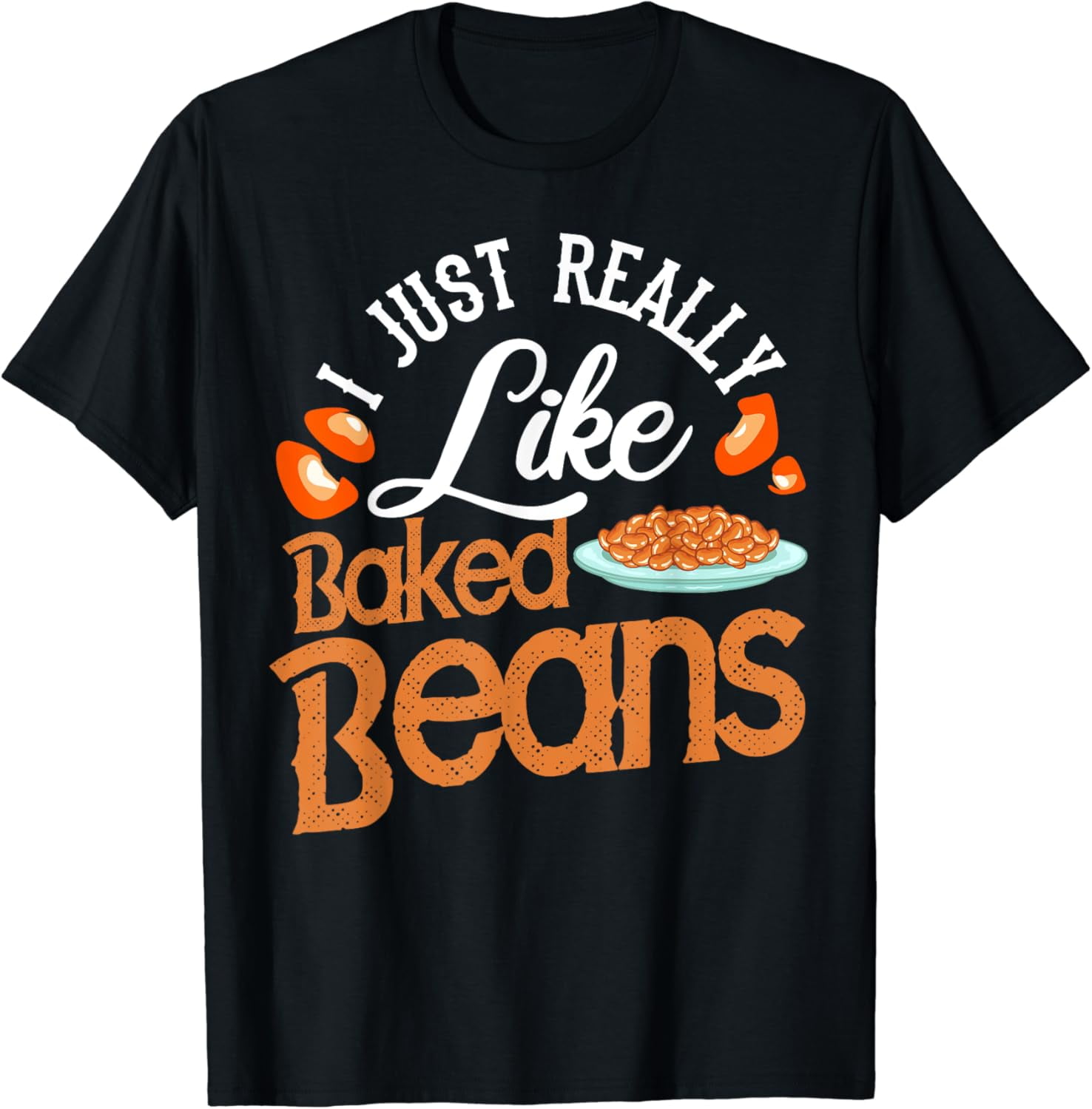 T-shirt Baked Beans Funny Canned Beans T-Shirt mens t shirt，black，women ...