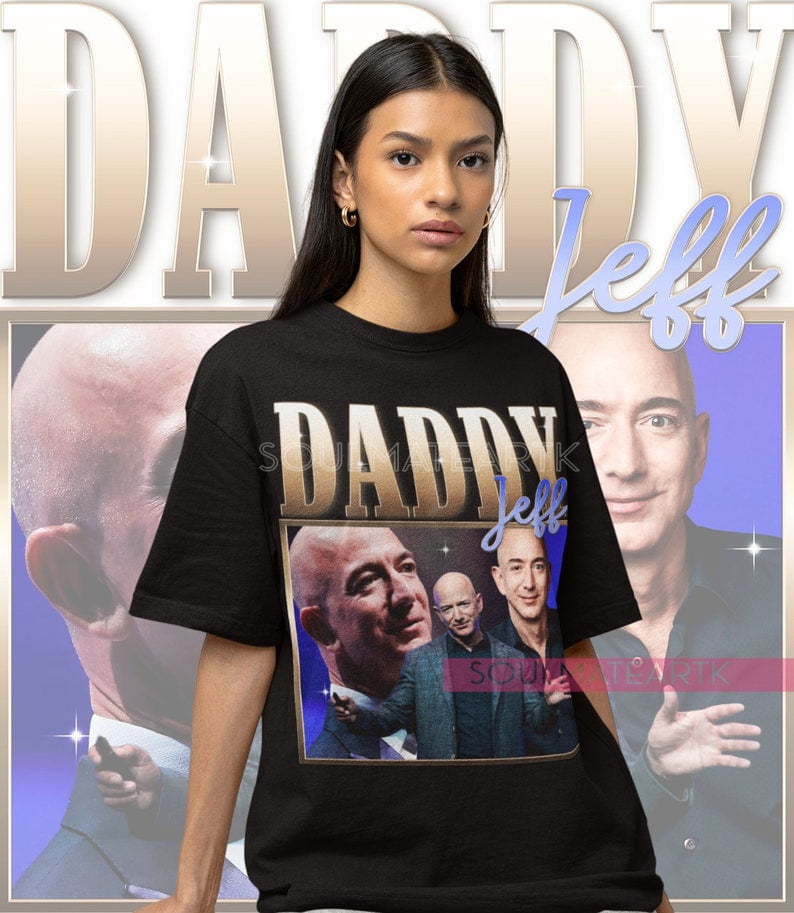 T-shirt Casual, Jeff Bezos Daddy Shirt, Jeff Bezos Tshirt, Entrepreneur ...