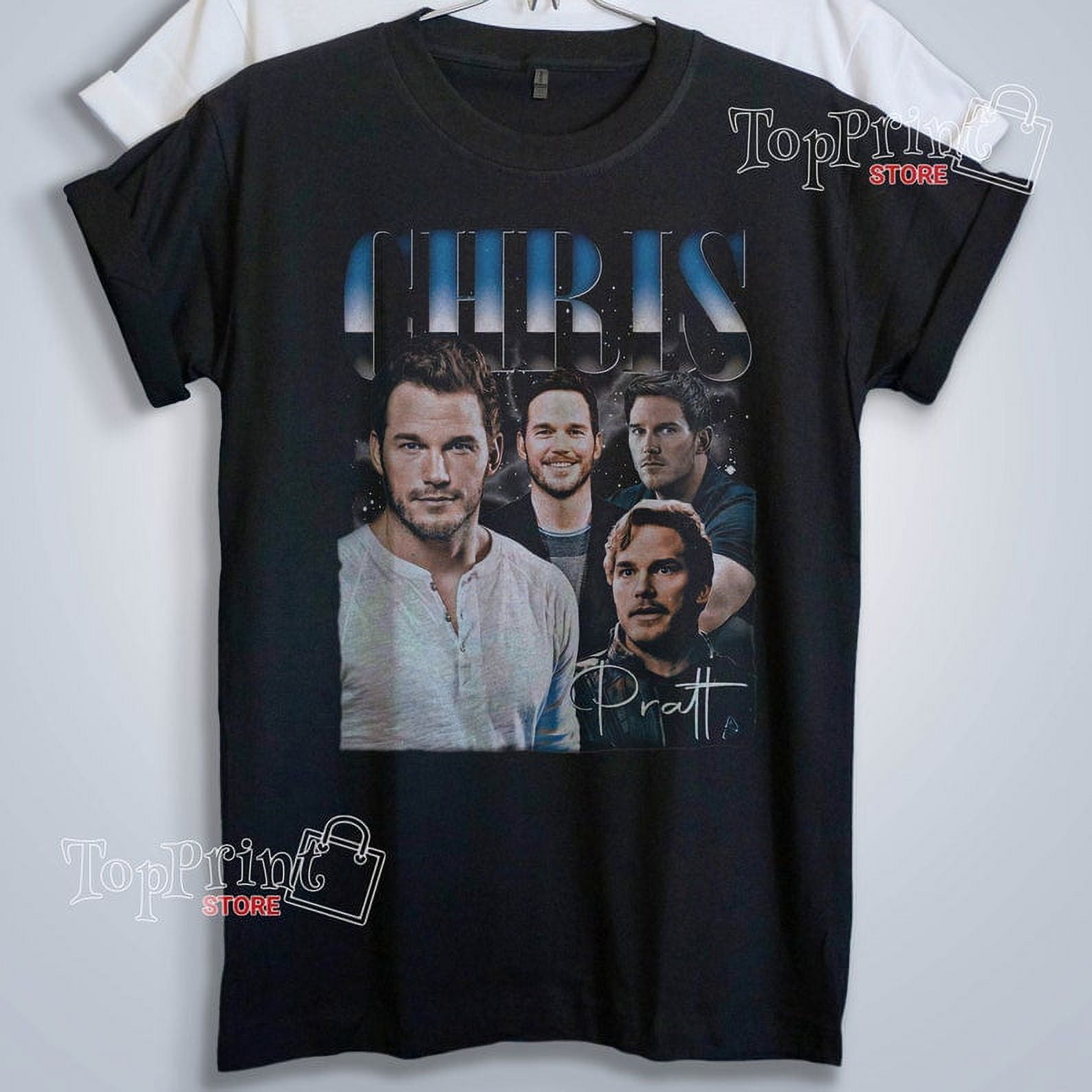 T-shirt Casual, Sport, Streetwear, short sleeve t-shirtCHRIS PRATT Shirt Chris Pratt Homage T ...