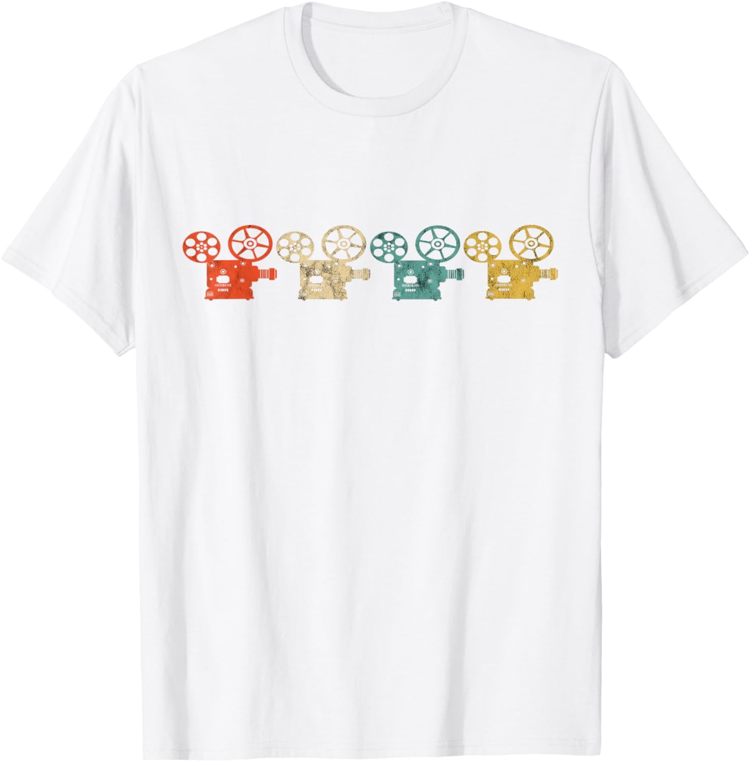 T-shirt Cinematography Projector Filmmaking Retro Filmmaker T-Shirt ...