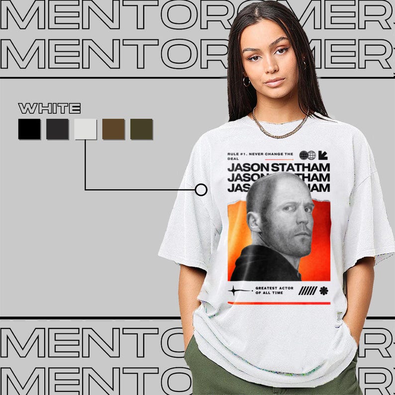 T-shirt Daily, Jason Statham T-Shirt, Jason Statham Fan Shirt, Jason ...
