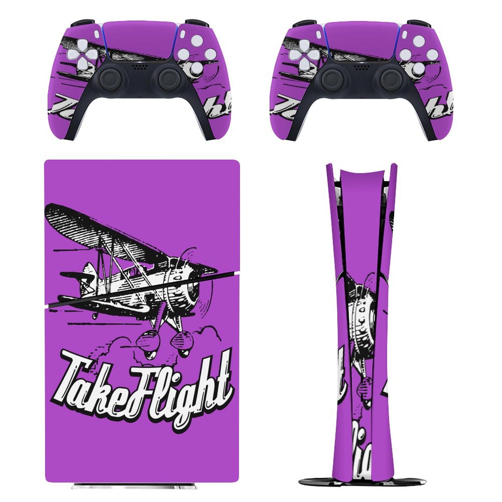 T-shirt Logo Takefeight PS5/PS5 Slim Digital Disc Skin Sticker For ...