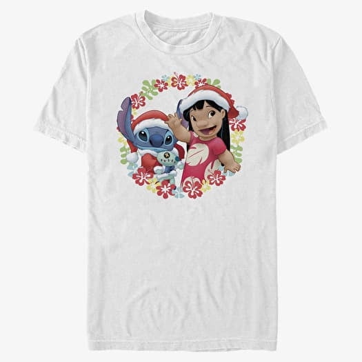 T-shirt Merch Disney Lilo & Stitch - Lilo and Stitch Holiday Unisex T ...