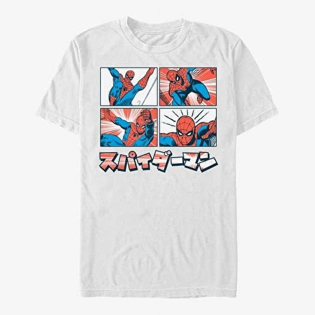 T-shirt Merch Marvel Spider-Man Classic - Comic Spidey - Walmart.com