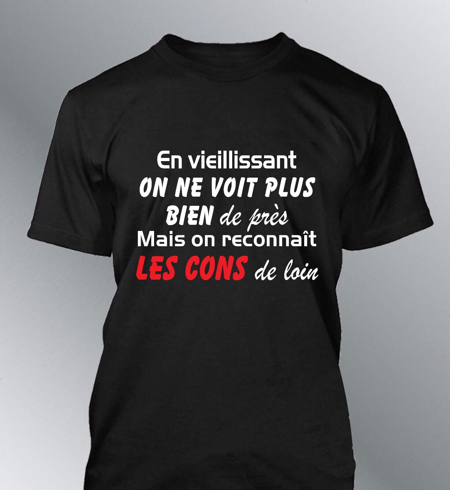 T-shirt Old we recognize the idiots from afar grandfather humor man ...