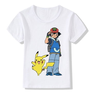 T-shirt Pokemon Hoenn : Sacha et Pikachu (enfant) Up to size 4XL ...