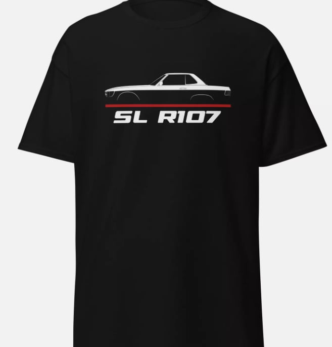 T-shirt SL Hardtop R107 1971-1989 Car - Walmart.com