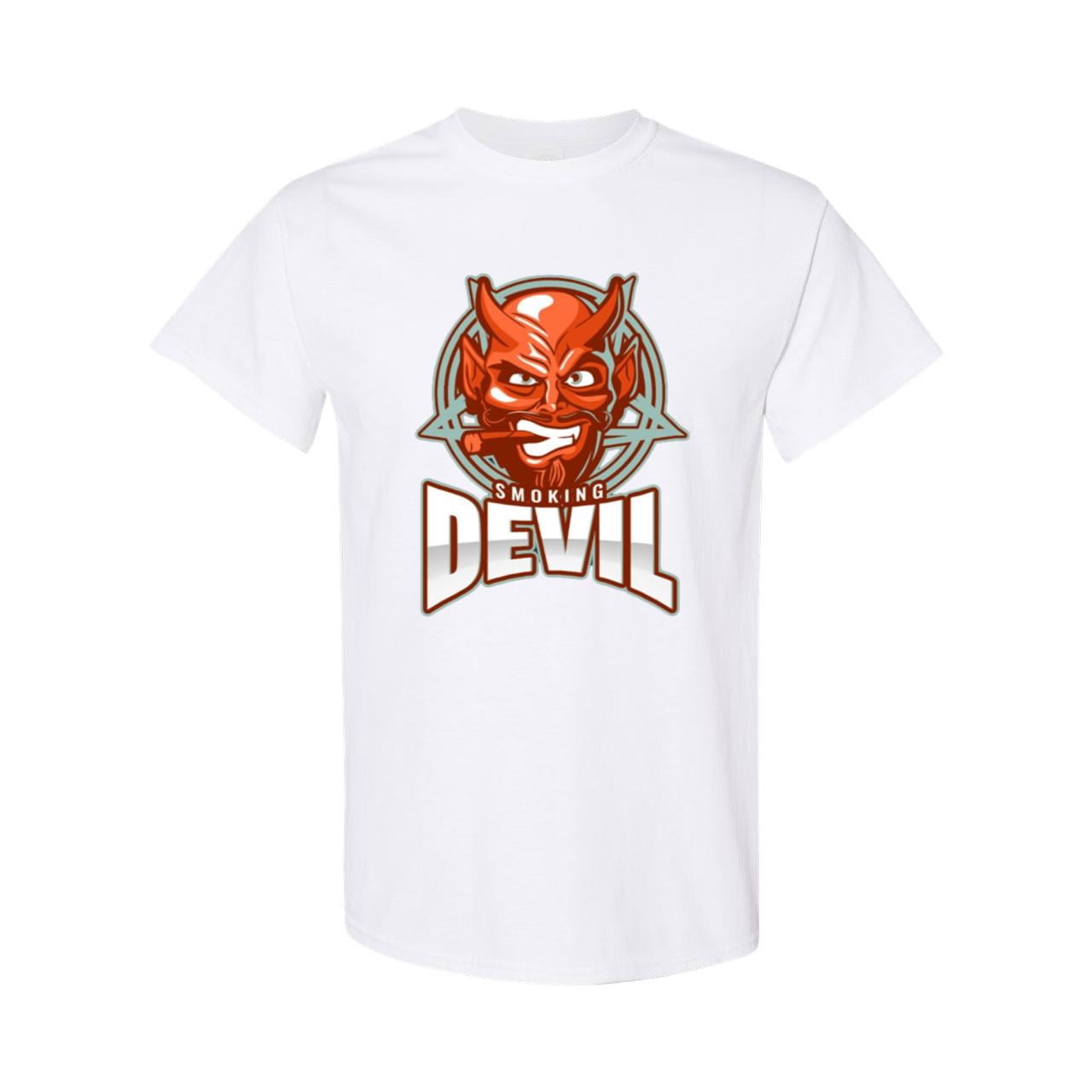 T-shirt Template with a Graphic of a Devil Smoking - Walmart.com