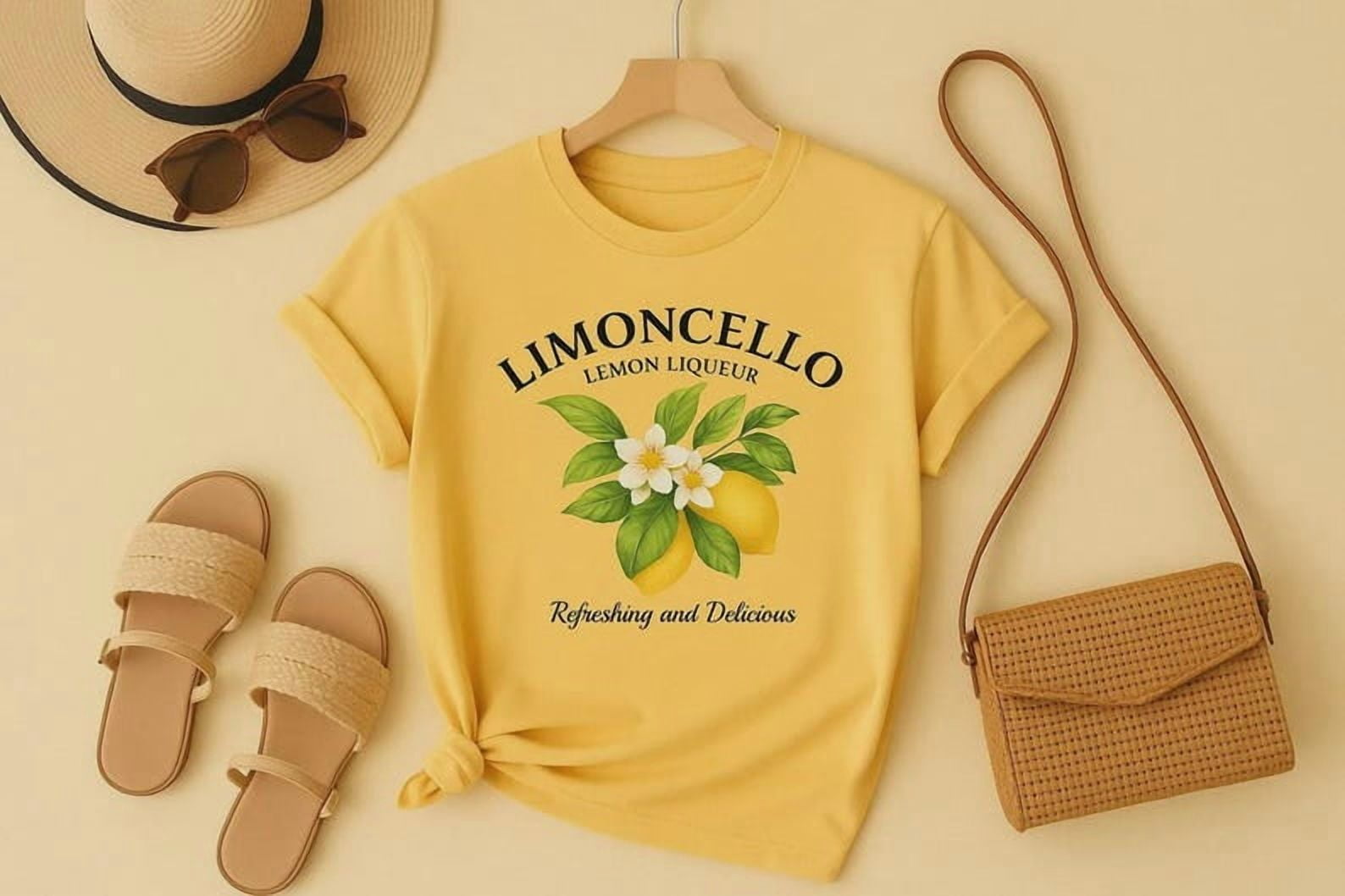 T-shirt Trend, Gift, Limoncello, Limoncello Lovers, Drink, Basic Shirt ...