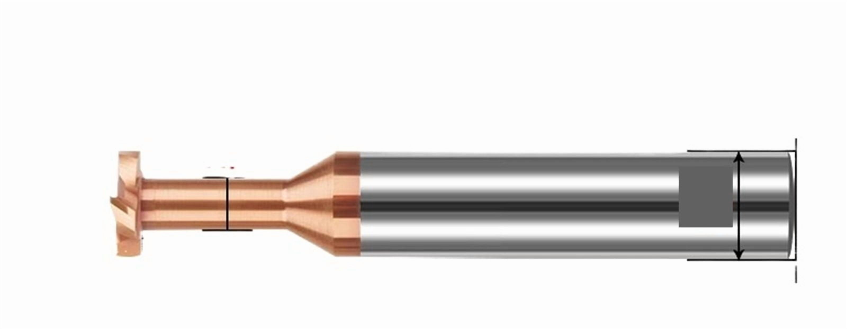 T-slot Milling Cutter H0.5/1/1.5/2/3 Carbide Tungsten Steel T Type Mill ...