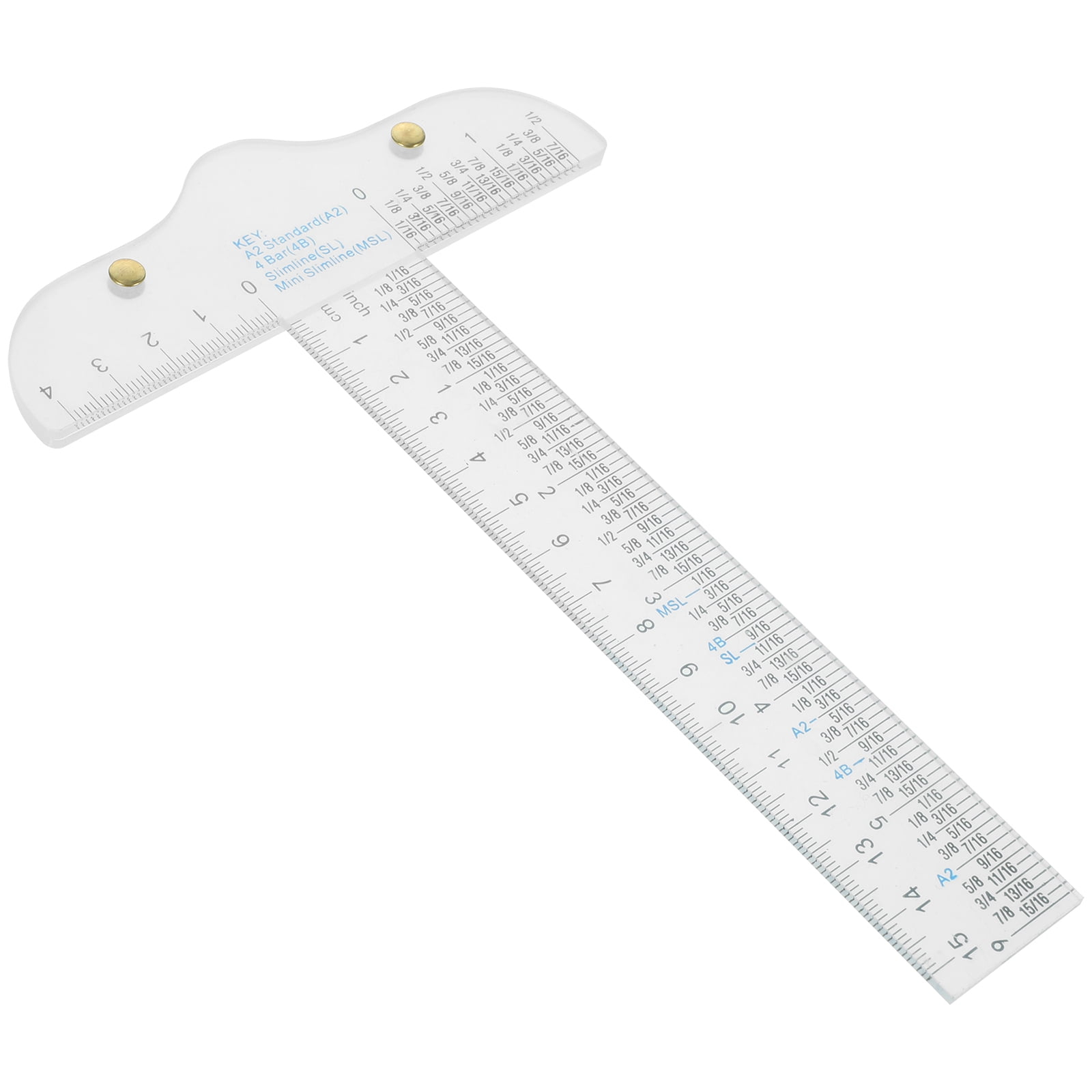 T-square Professional Shape Ruler Academic T-Ruler Plastic Student ...