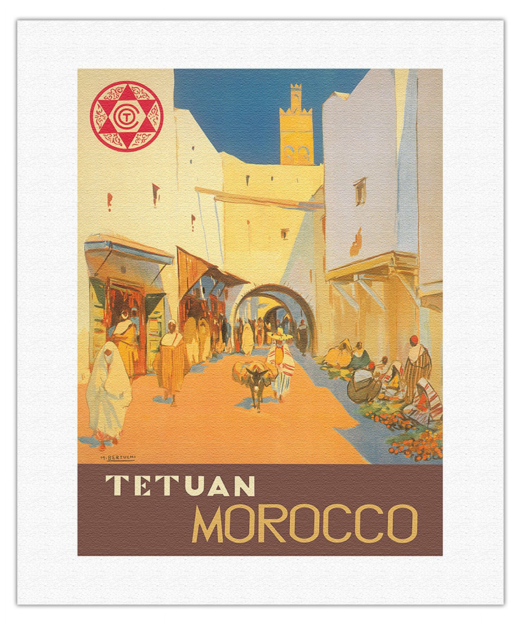 Tétouan (Tetuán) Morocco - City of the White Dove - Vintage Travel ...
