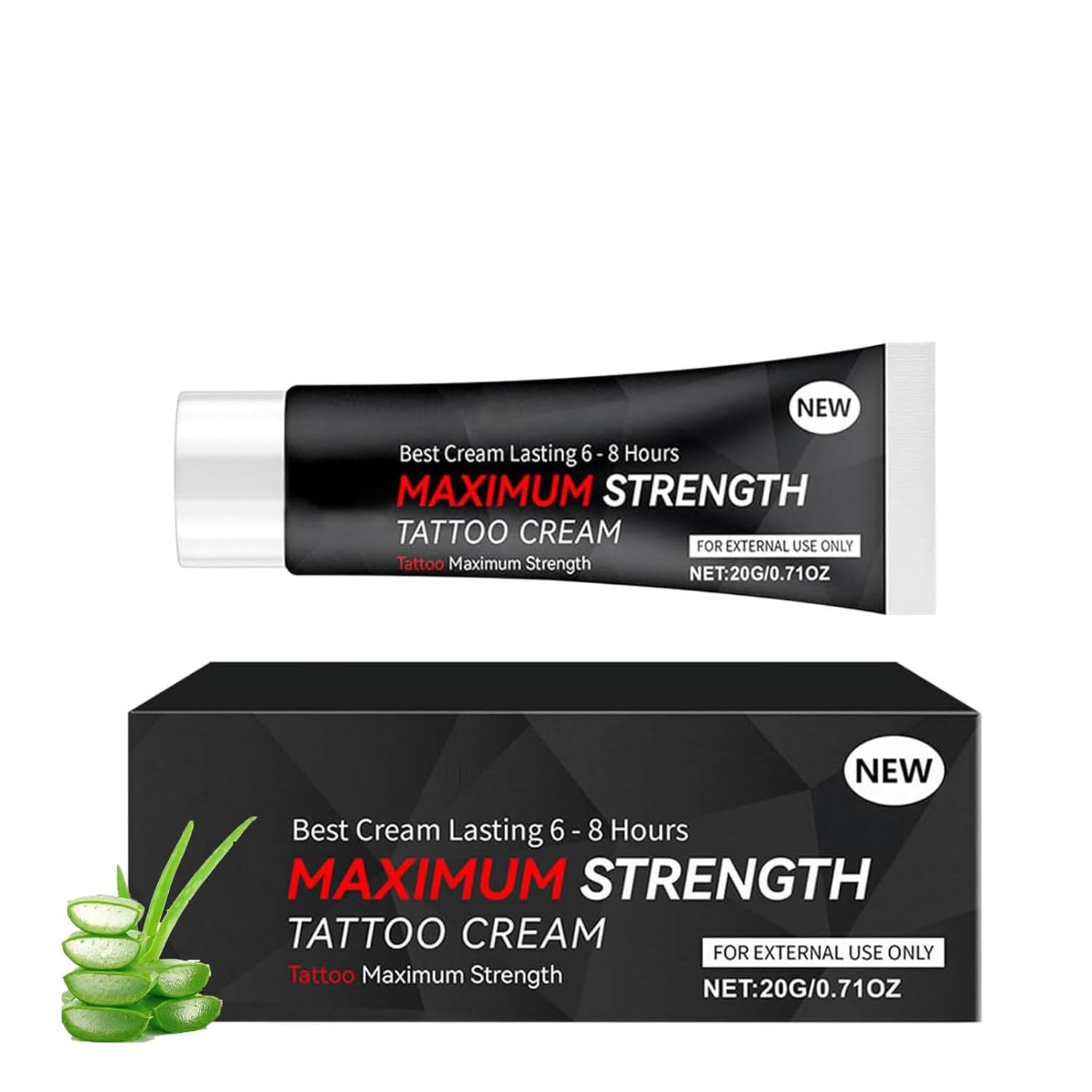 T*ttoo Numbing Cream Gel, T*ttoo Numbing Cream Extra Strength 6 Hours ...