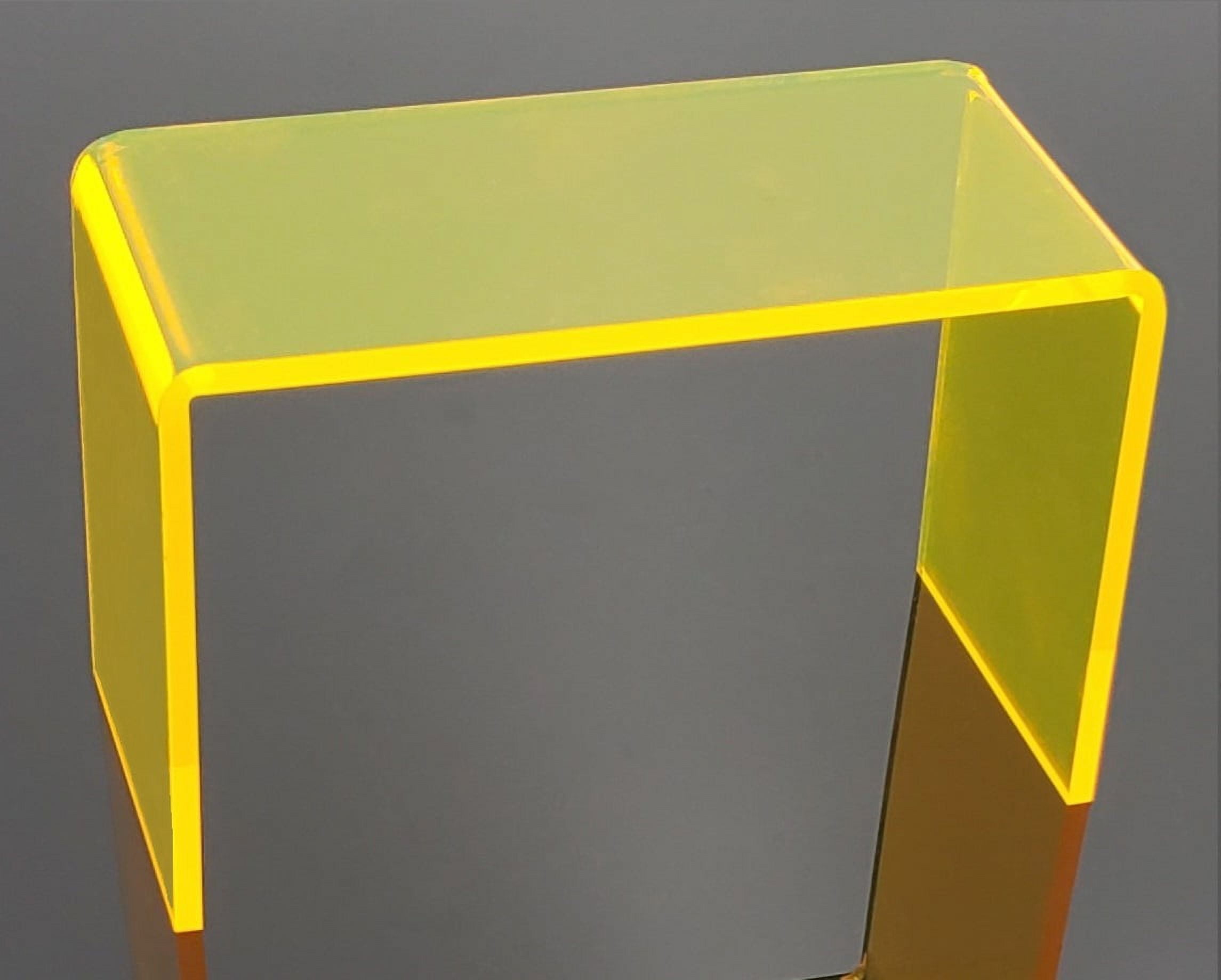 T'z Tagz 10x8x8 Neon Yellow Multi-Use Single Unit Acrylic Showcase ...