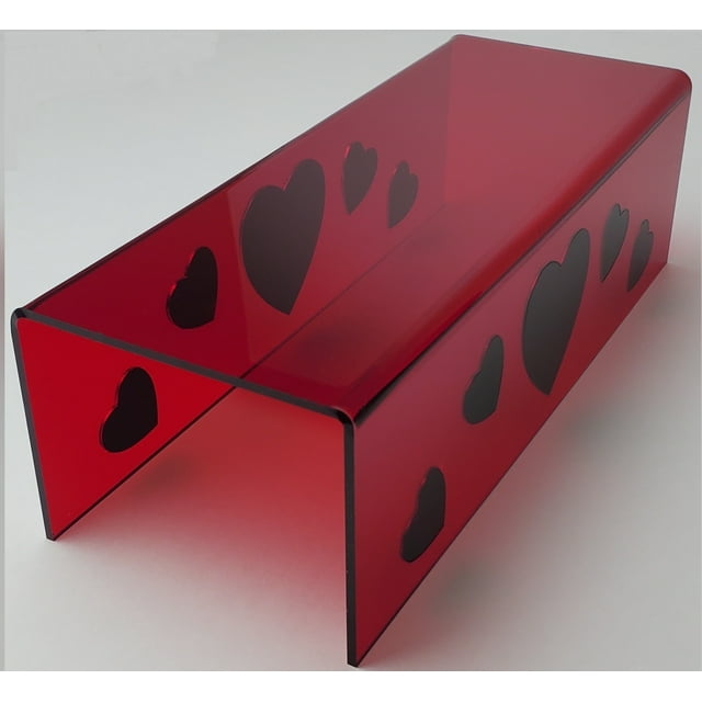 T'z Tagz 14x3x3 Unique Valentine Jewelry Display Stand Red with Black ...