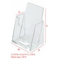 T'z Tagz 2 New Clear Vertical Business Card Holders Tabletop Display ...