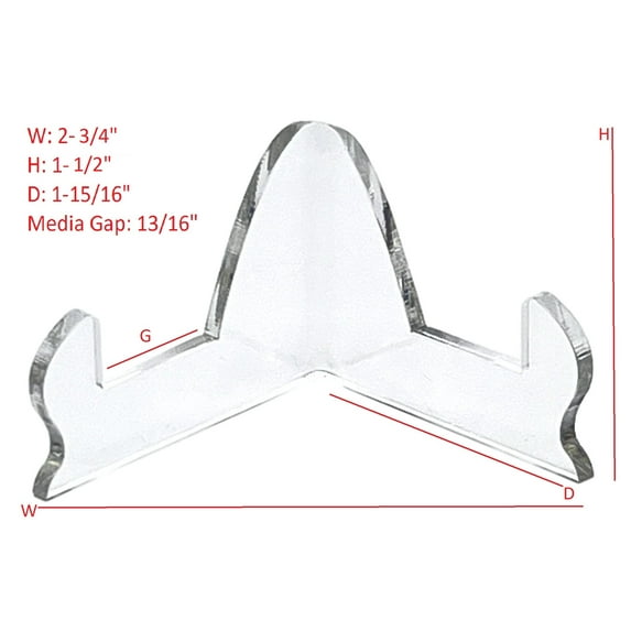 T'z Tagz Clear Acrylic Display Easels Wedding Place Card Holders 10 ...