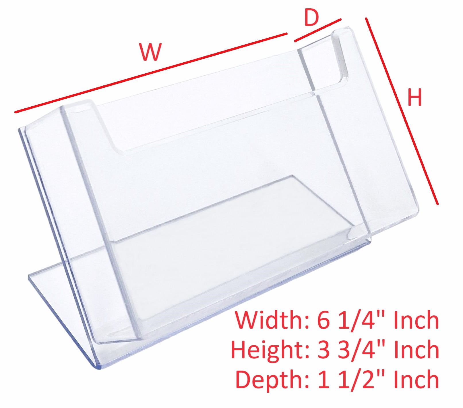T'z Tagz New Clear 6x4 Inch Slant Back Postcard Holder Display Stand 2 ...