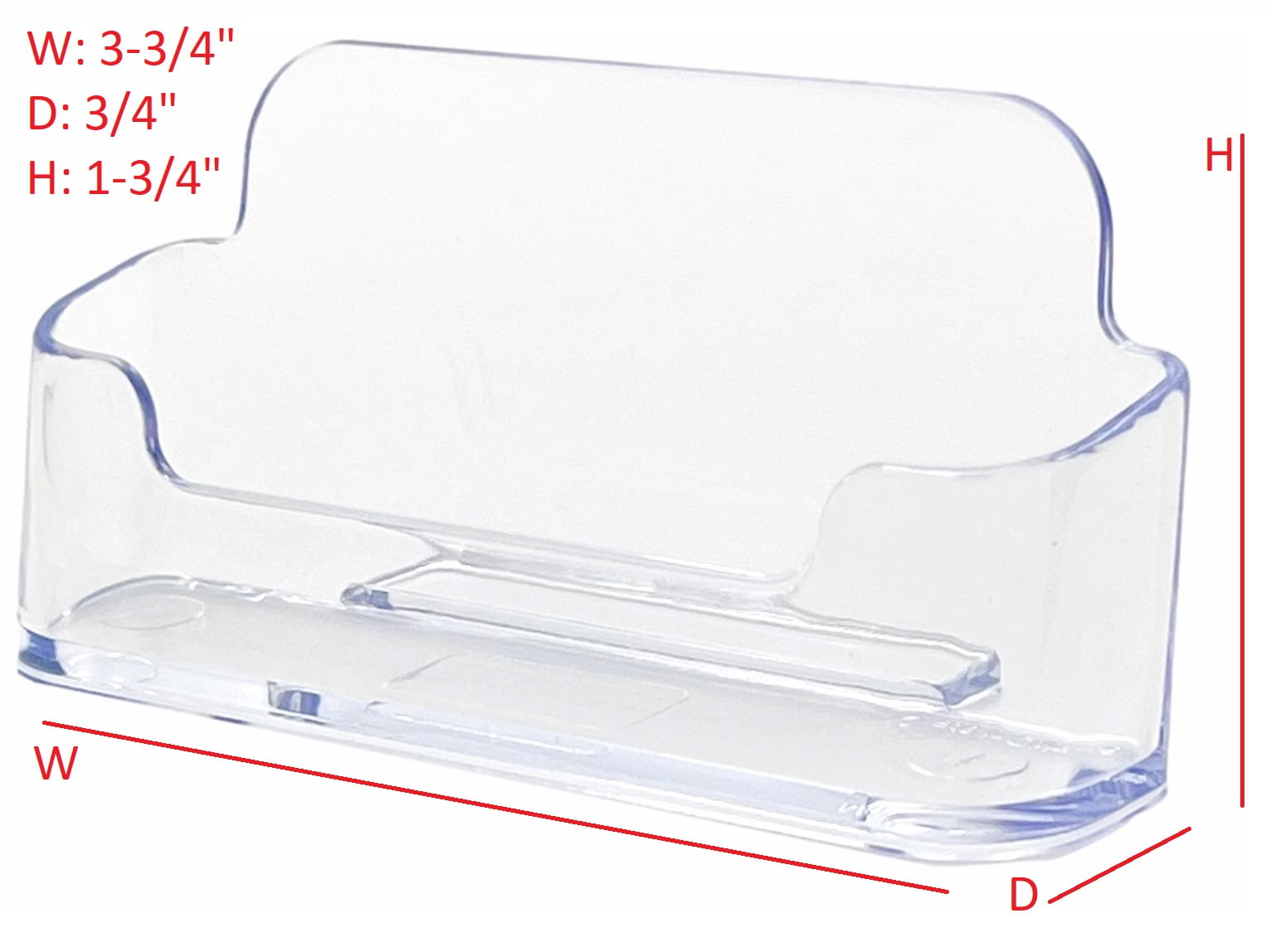 T'z Tagz New Clear Plastic Business Card Holder Brand Marketing Display ...