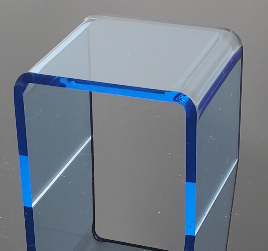 T'z Tagz Rare Single Unit 2x2x2 Small Acrylic Riser Display Holder ...