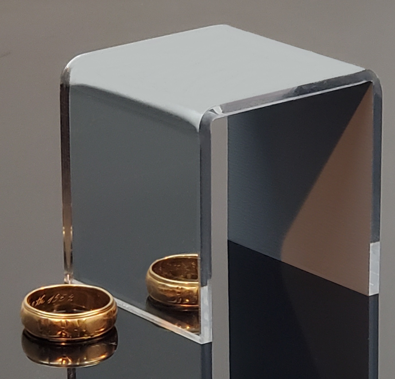 T'z Tagz Rare Single Unit 2x2x2 Small Acrylic Riser Display Holders ...