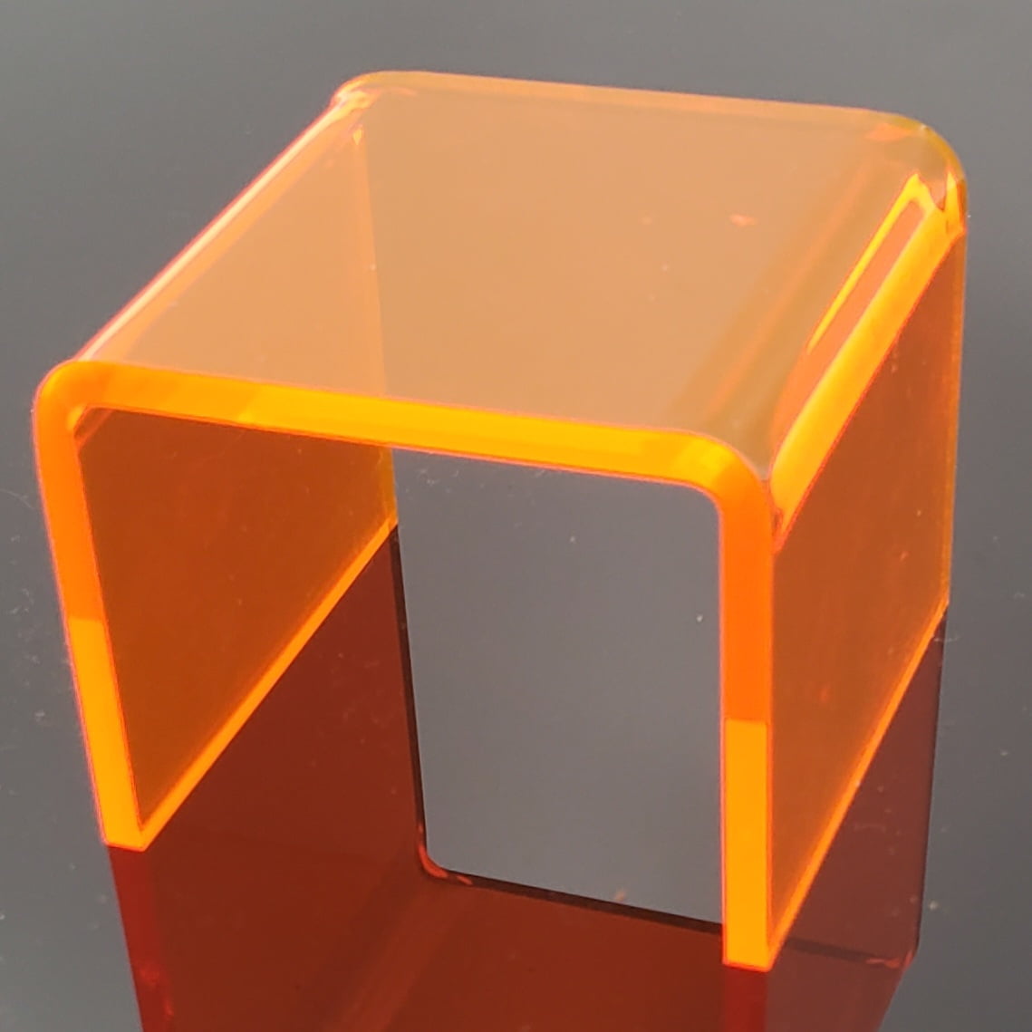 T'z Tagz Rare Single Unit 7x3x2 Small Acrylic Riser Display Holder Neon ...