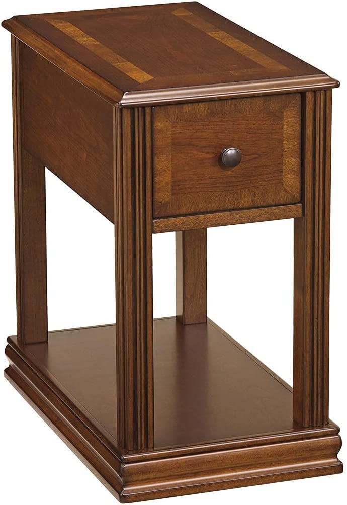 T007-527 Breegin New Traditional Wooden Chair Side End Table, 24.50" W ...