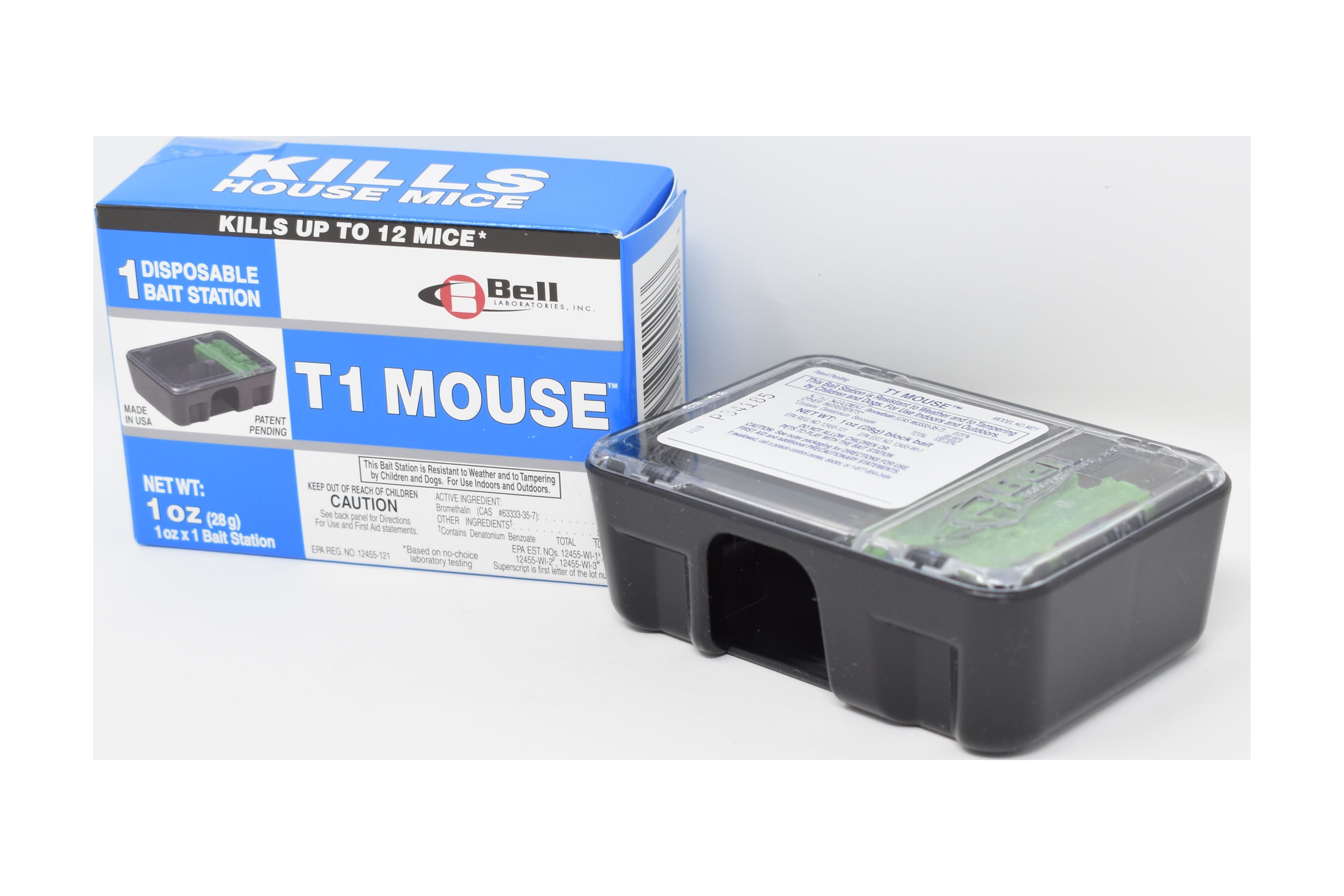 T1 Mouse -Single Pre-Baited Mouse Station by Bell Laboratories ...