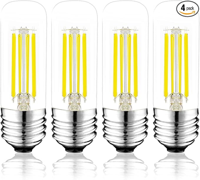 T10 Led Bulb 5000K 3.2 inches, e26 Led Bulb 60 watt Equivalent Dimmable ...