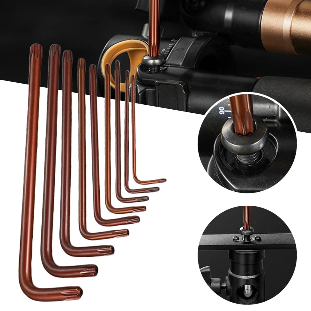 T10 T15 T20 T25 T27 T30 T40 T45 T50 Double Head Bi-Directional Torx ...