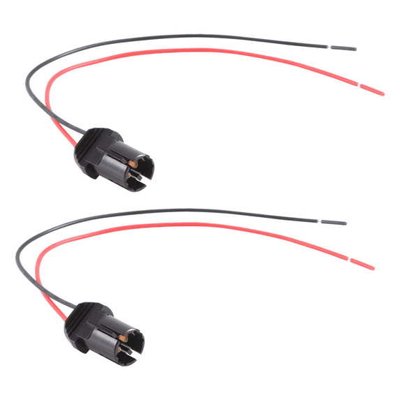 T10 W5W Auto Light Bulb Socket Lamp Holder Connector Extension x 2 ...