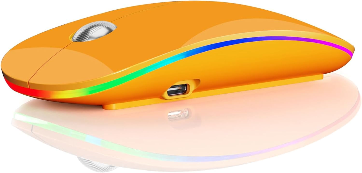 T10 Wireless Bluetooth Mouse Led Rechargeable Bluetooth 5 1 And 2 4g