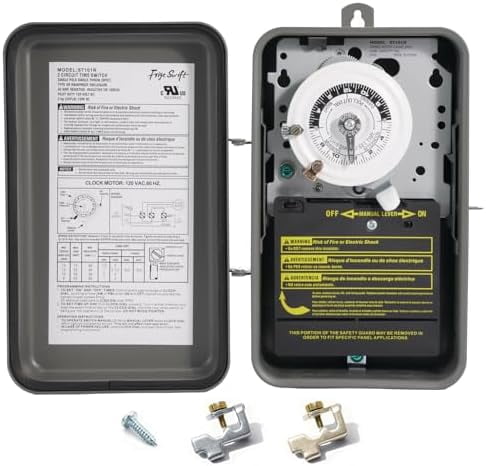 T101R 40A 120V 24-Hour Programmable Timer with 3R Waterproof Enclosure ...