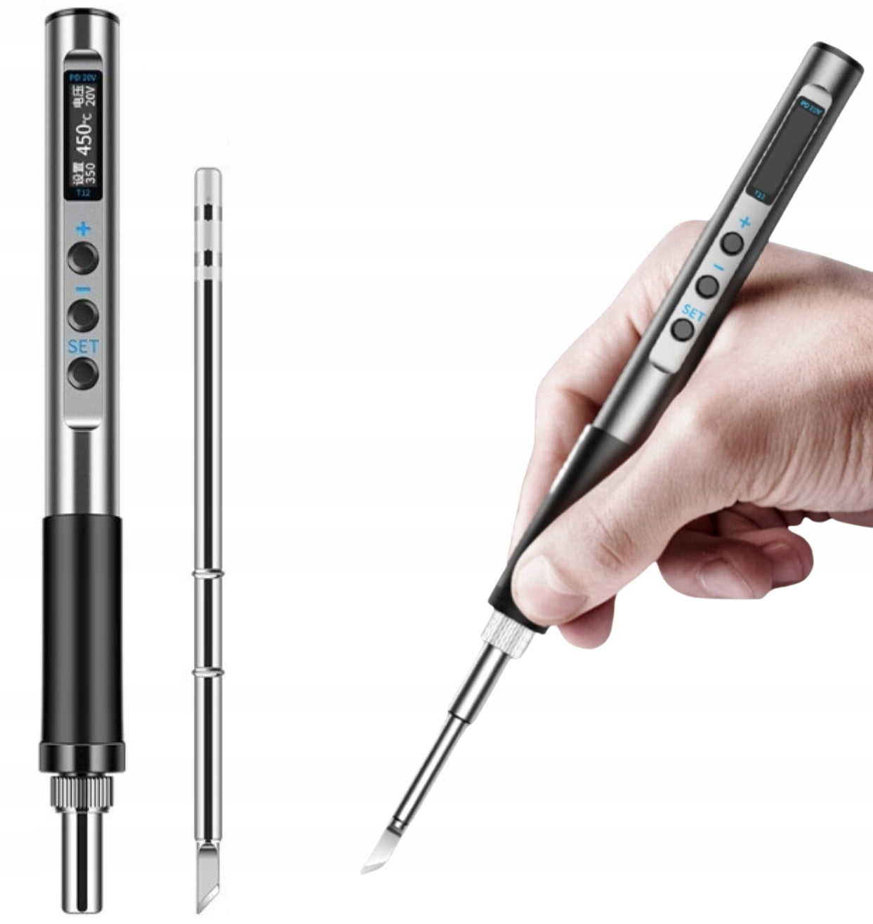 T12 65W Portable Intelligent Pen-Type Soldering Station - Walmart.com