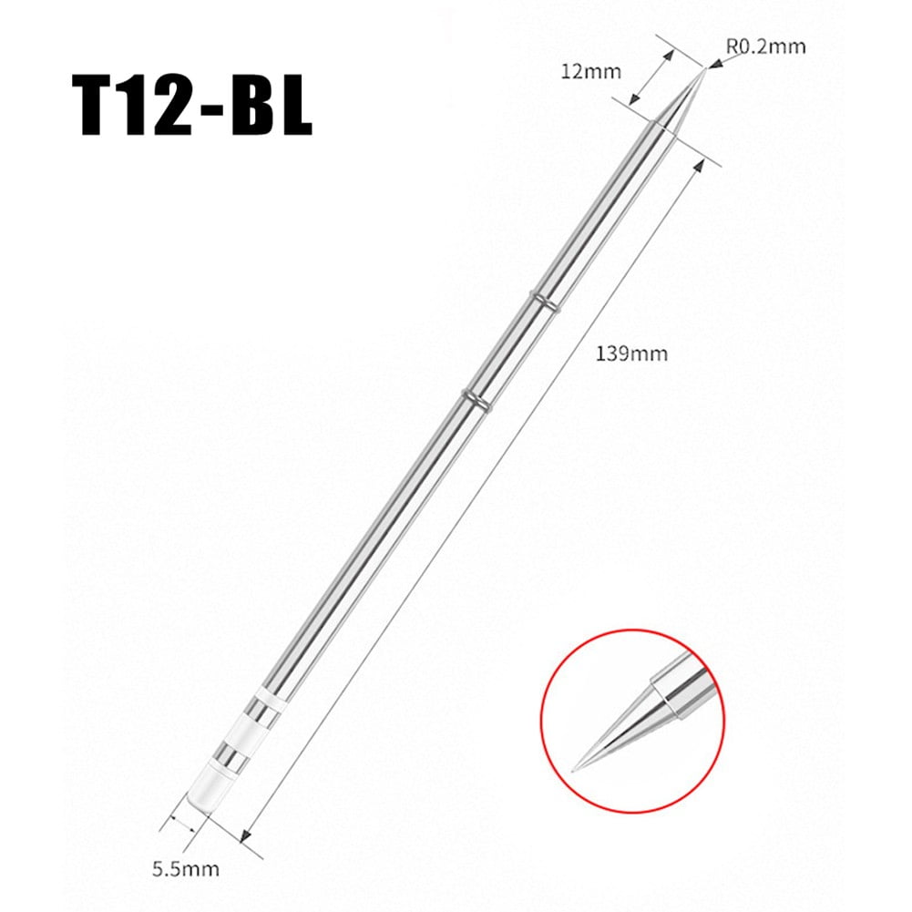 T12 B Series Electric Soldering Iron Tip DIY Solder Tips Welding Head ...